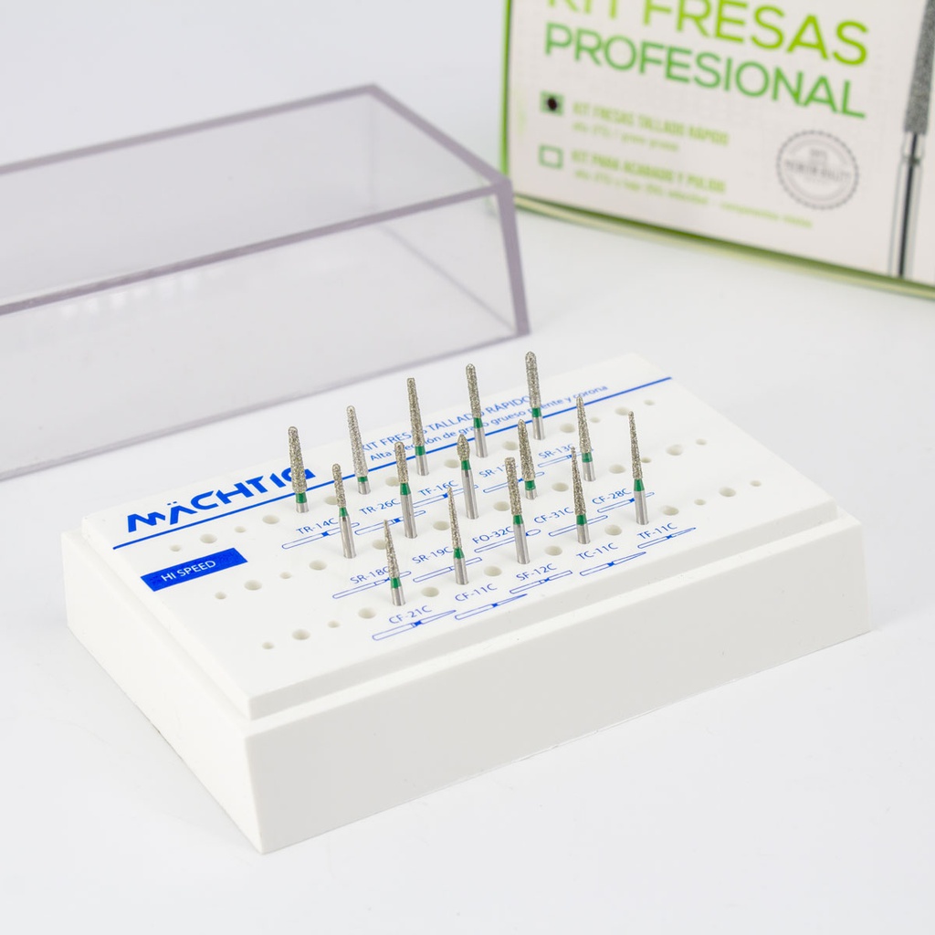 Kit de Fresas para Tallado Rápido Machtig | Biotech Chile Kit de Fresas para Tallado Rápido Machtig | Biotech Chile